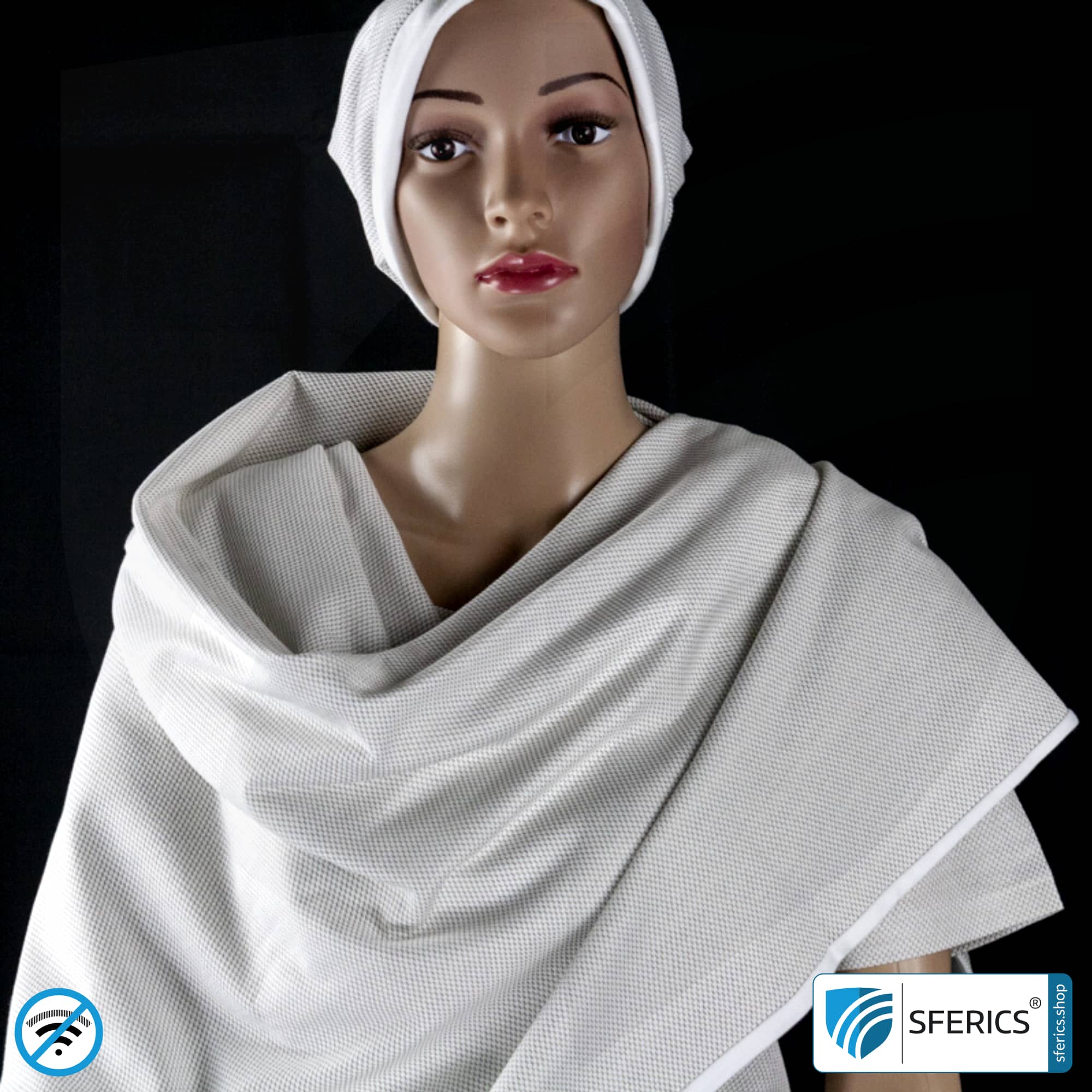 ANTIWAVE abschirmendes Tuch | Babydecke | EMF Schutz